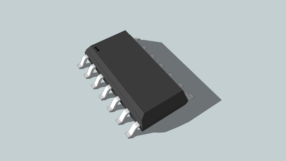 SOIC 14 | 3D Warehouse