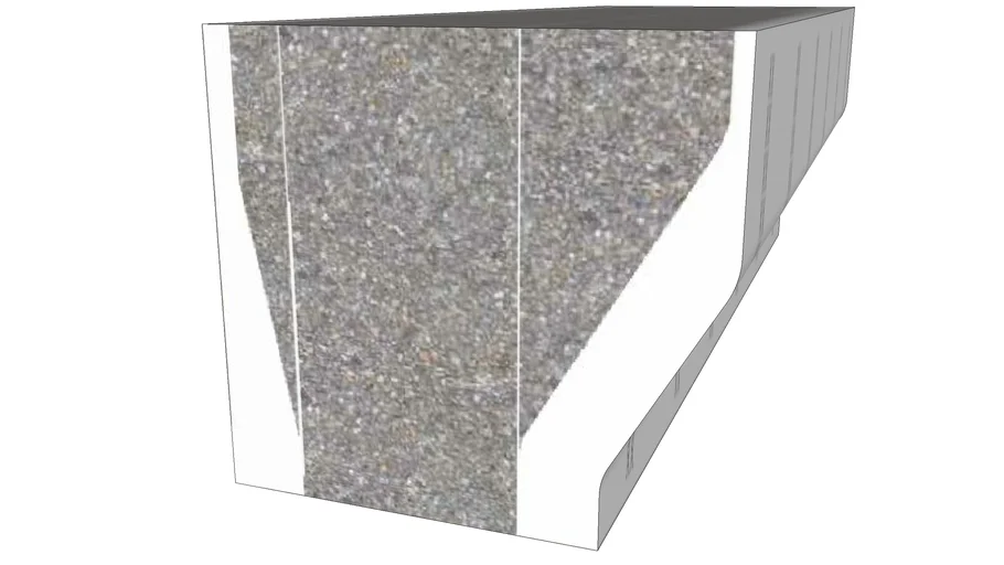 8' Brick Ledge/Taper Top | 3D Warehouse