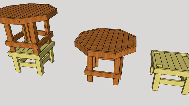 stacking tables | 3D Warehouse