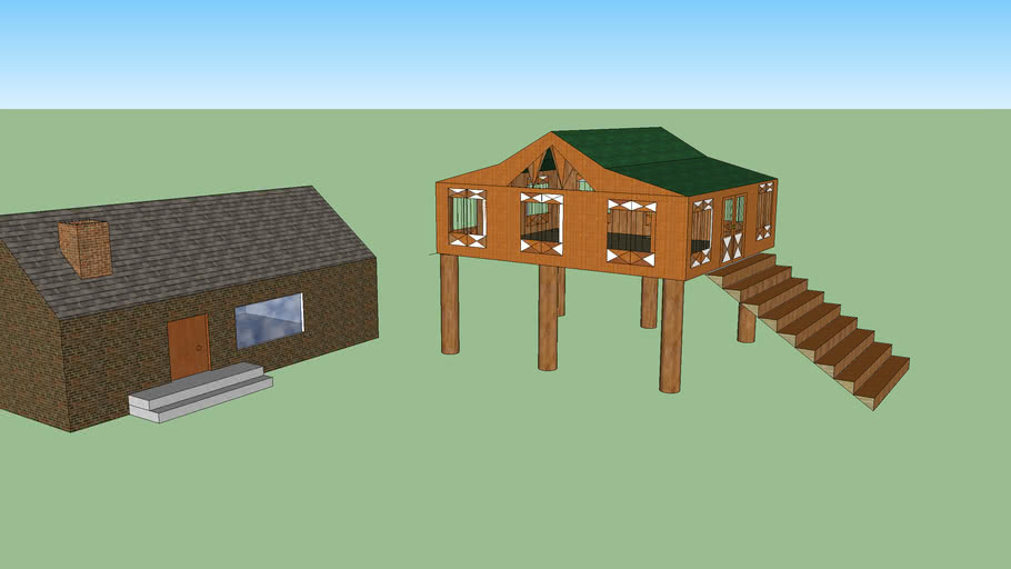 flood resistant house | 3D Warehouse