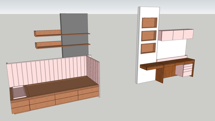 iCrio - Projeto Quarto Duda | 3D Warehouse
