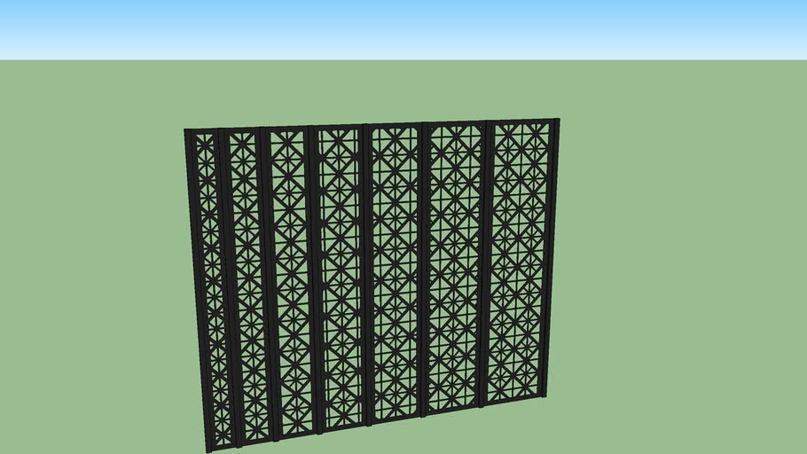 Metal CNC Grill | 3D Warehouse