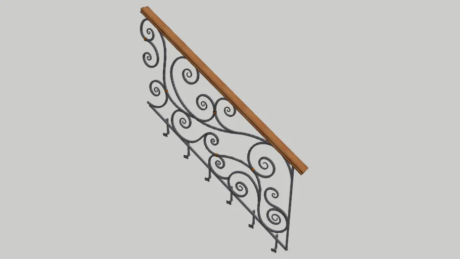 Iron railing | 3D Warehouse