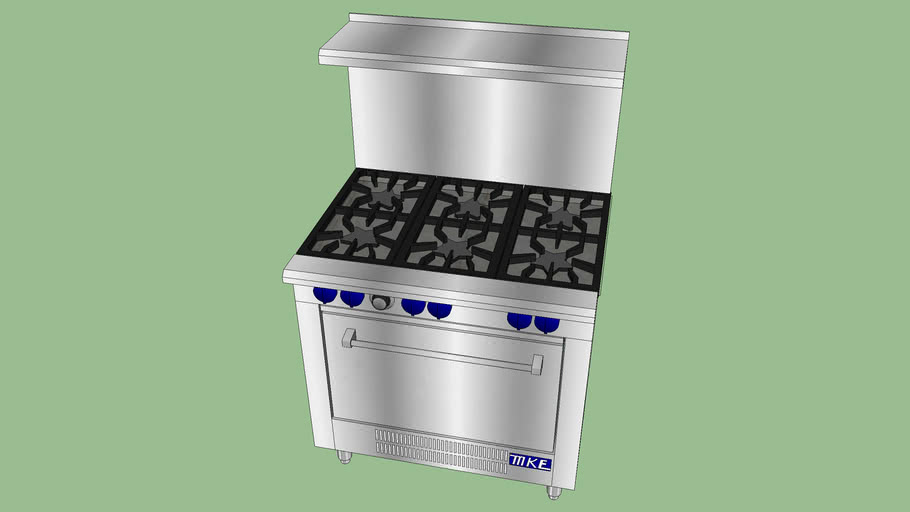 MKE Gas Range | 3D Warehouse