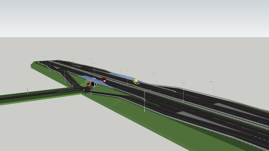 Freeway + viaduct | 3D Warehouse