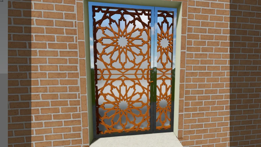 Arabic Pattern Door | 3D Warehouse