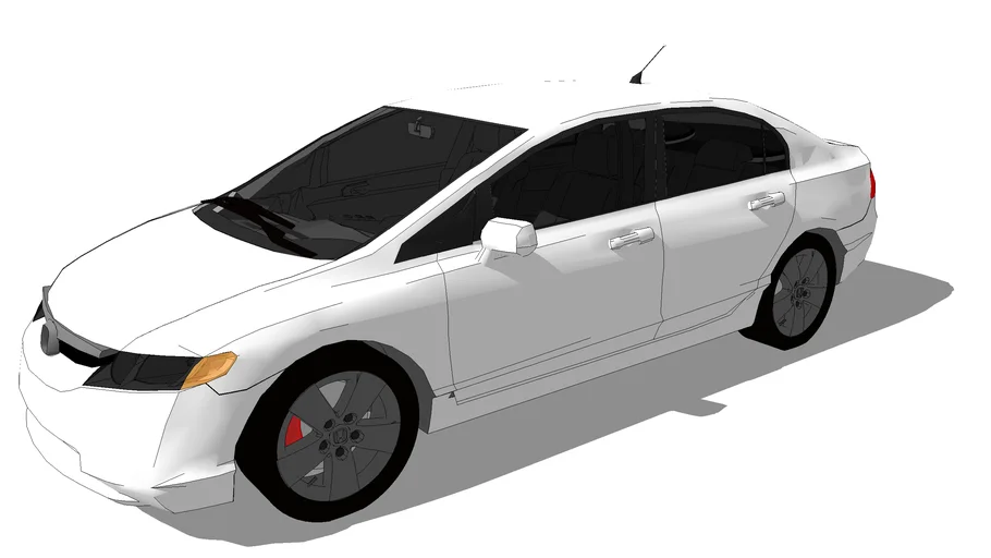 2007 Honda Civic LX 4dr sedan | 3D Warehouse