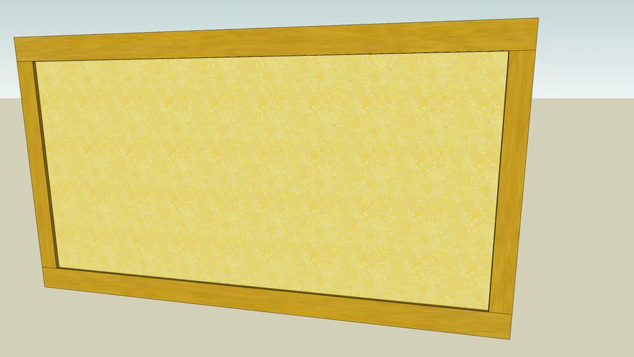 Oak Message Board | 3D Warehouse