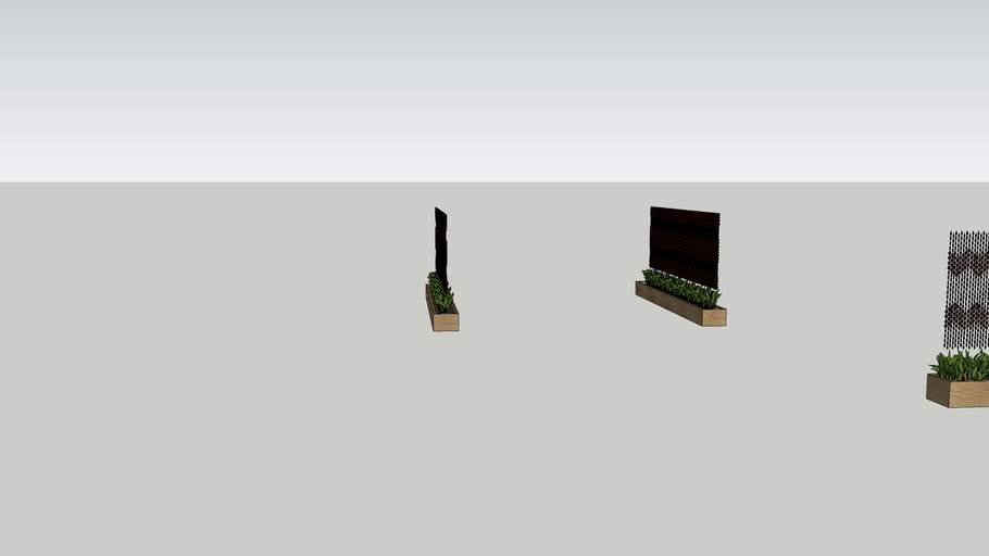 arriate con celosia | 3D Warehouse