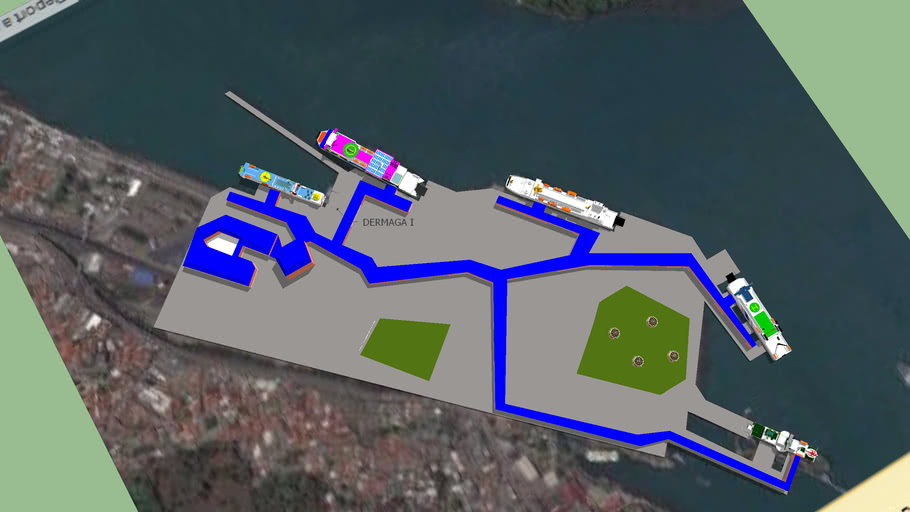 Pelabuhan Penyeberangan merak | 3D Warehouse