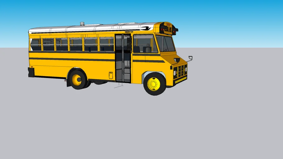 1994 Blue Bird Mini-Bird school bus (Type B) | 3D Warehouse