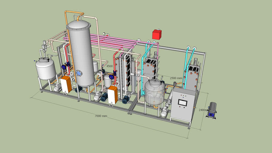 Pasteurizer machine | 3D Warehouse