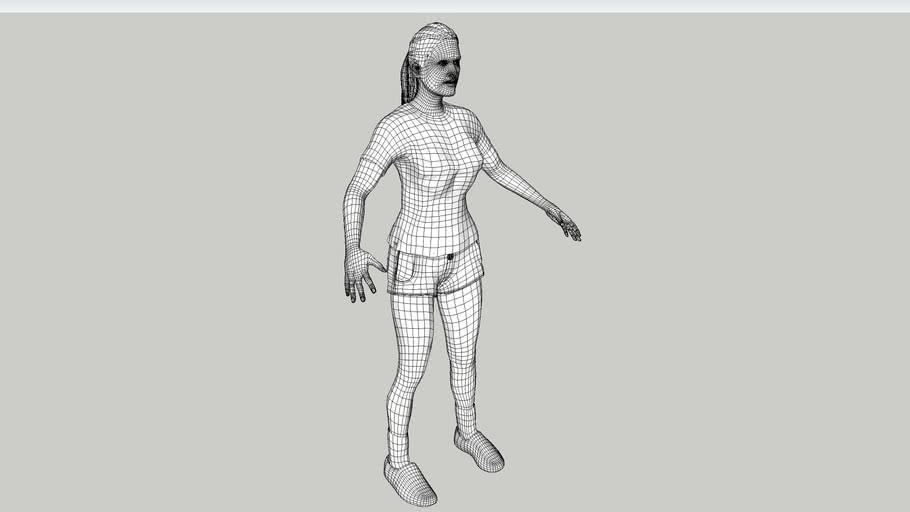 3D Realistic Human Girl | 3D Warehouse