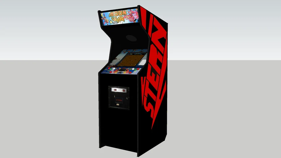 Moon War arcade game | 3D Warehouse