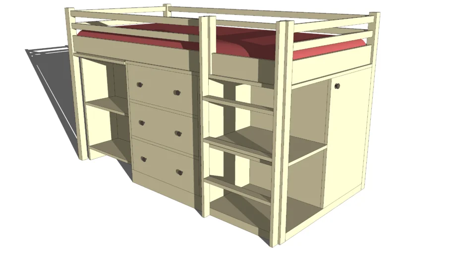 LOFT BED | 3D Warehouse