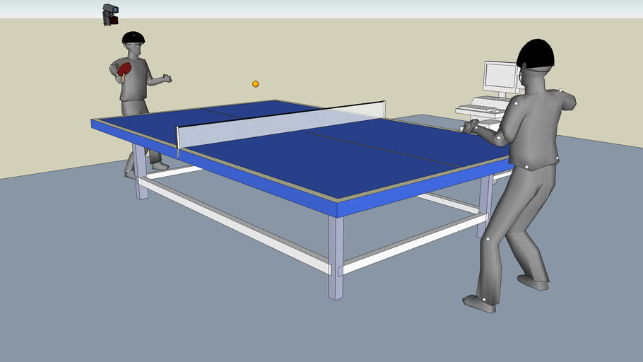 table tennis setup | 3D Warehouse