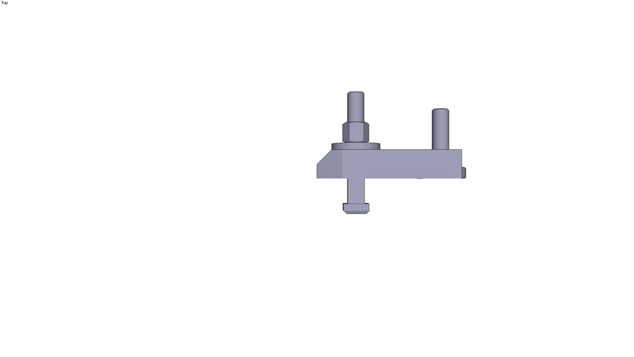 Clamp complete - 100 x 40 x 20 mm | 3D Warehouse