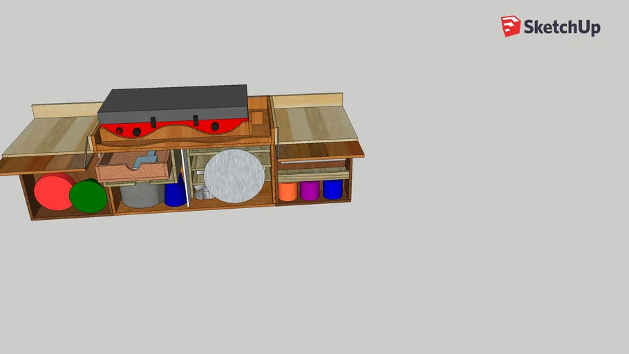 Camping Cook Box | 3D Warehouse