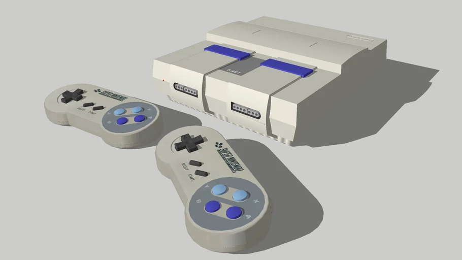 Nintendo Super Famicom | 3D Warehouse