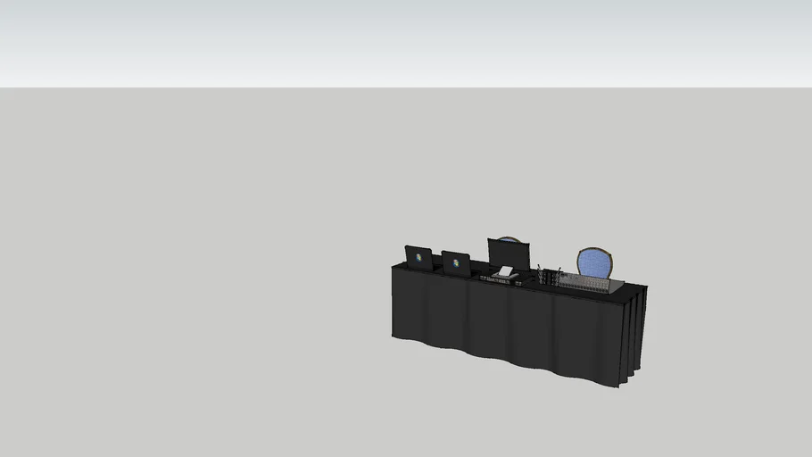 Tech Table (Small) | 3D Warehouse
