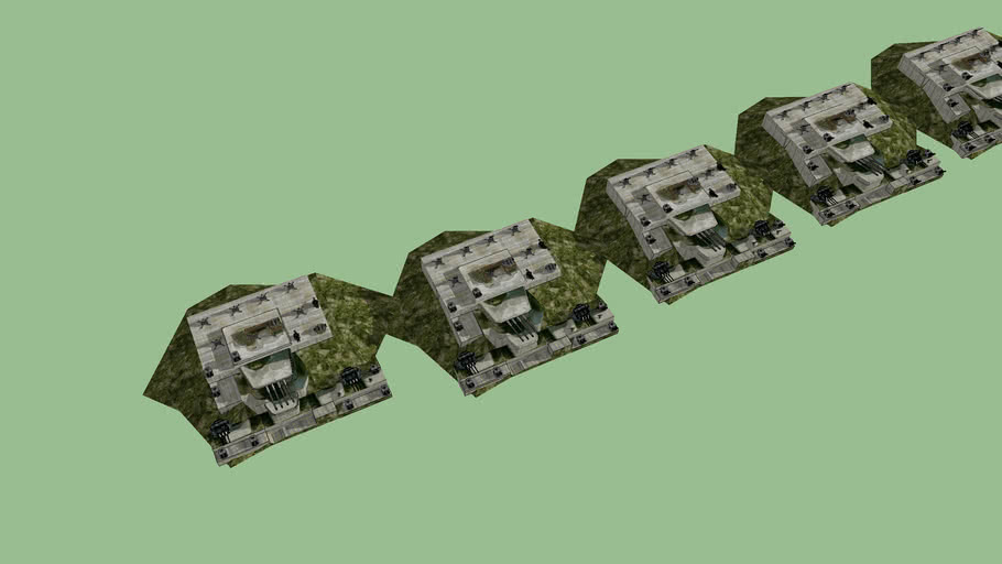 WW2 GERMAN NORMANDY FORTIFICATION | 3D Warehouse
