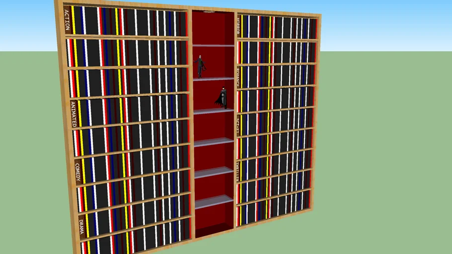 DVD Storage Cabinet | 3D Warehouse