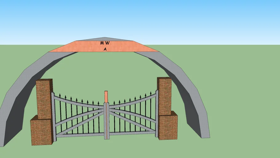 College Gate | 3D Warehouse