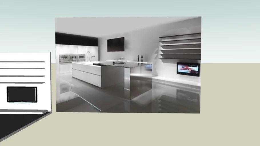 mk-style-corian-kitchen | 3D Warehouse