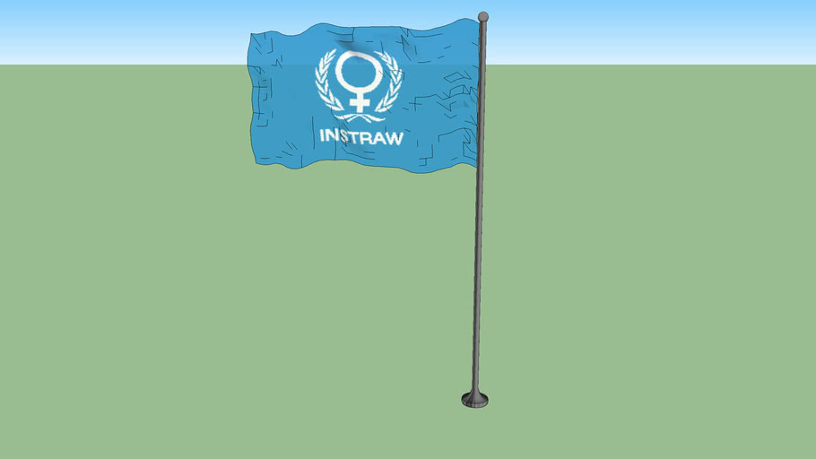 Flag of INSTRAW | 3D Warehouse