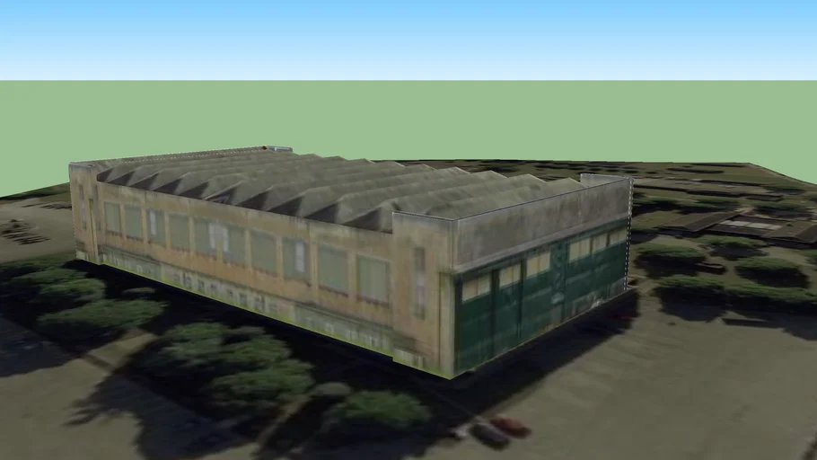 1934 C Type Hangar, Hullavington Airfiled, Wiltshire | 3D Warehouse