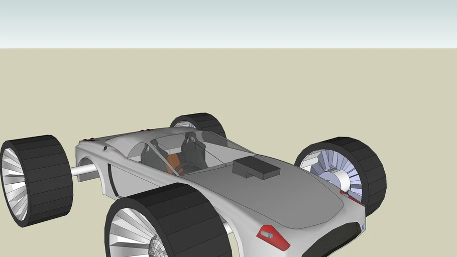 big wheeled car | 3D Warehouse