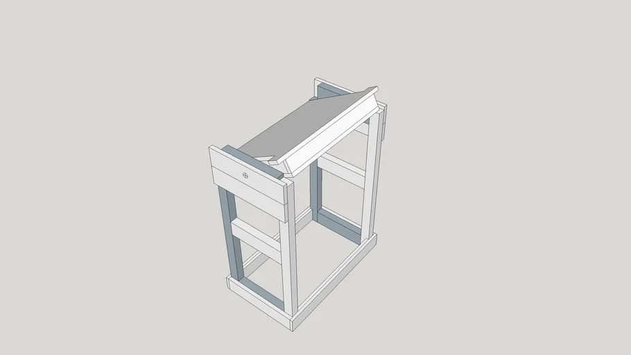 flip top table | 3D Warehouse