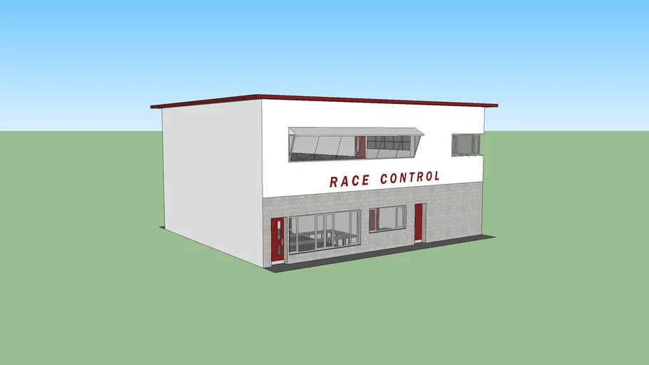 Circuit Race Control Building | 3D Warehouse