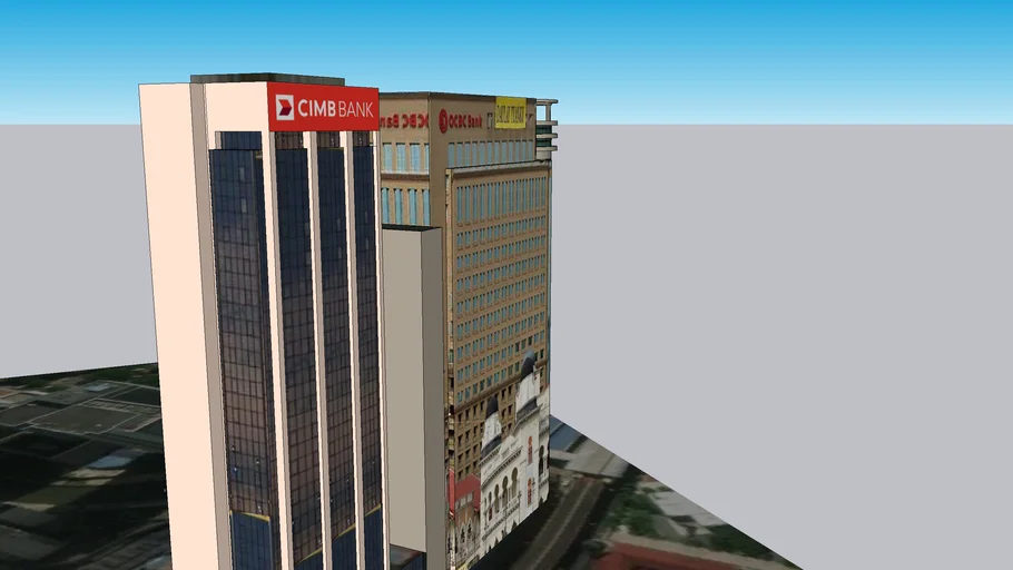 OCBC Bank & CIMB Jalan Tun Perak | 3D Warehouse