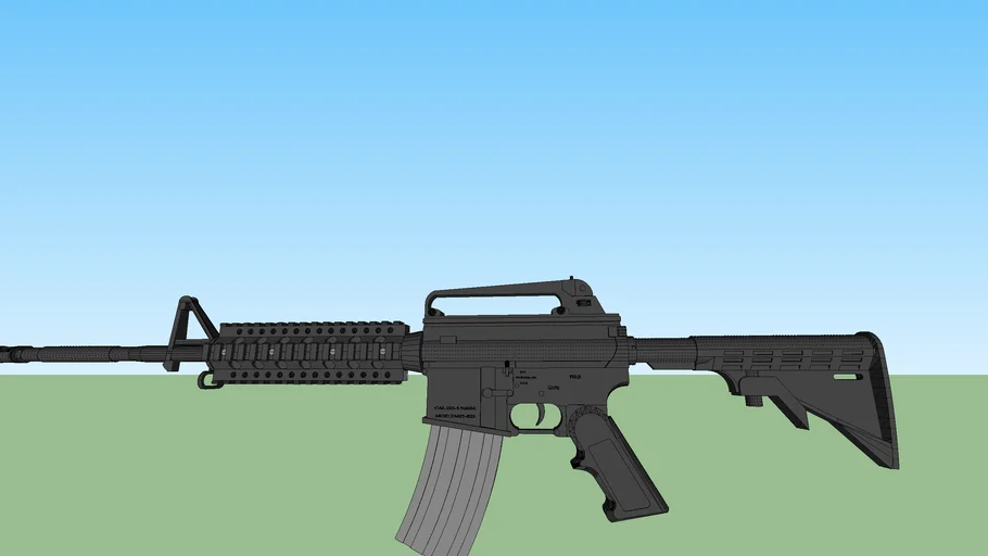 m4a1 assault rifle | 3D Warehouse