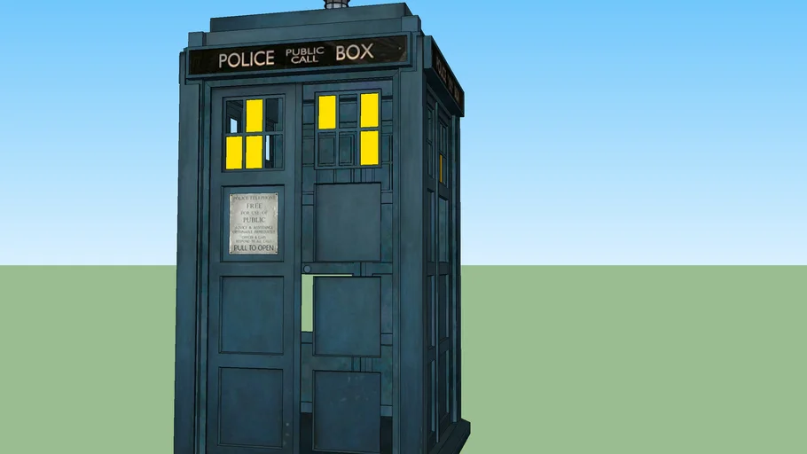 Damaged TARDIS | 3D Warehouse