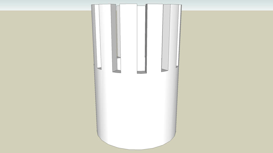 1' PVC Schedule 40 DIY Strainer | 3D Warehouse