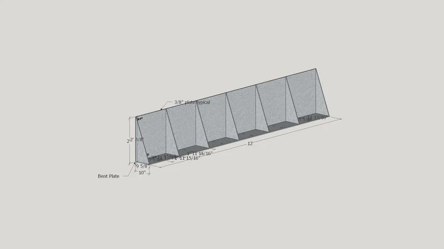 EP Baffle@ 12' x 2' | 3D Warehouse