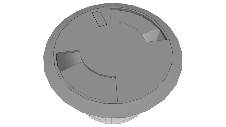 Legrand Wiremold 6AT Poke Thru | 3D Warehouse