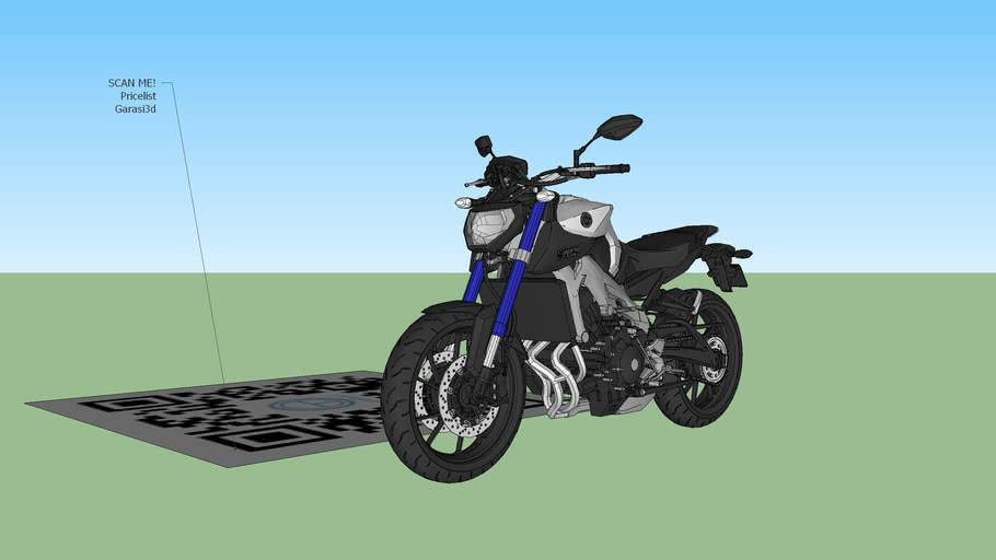 Yamaha MT-09 mt09 | 3D Warehouse