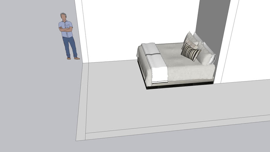 l shape computer table | 3D Warehouse