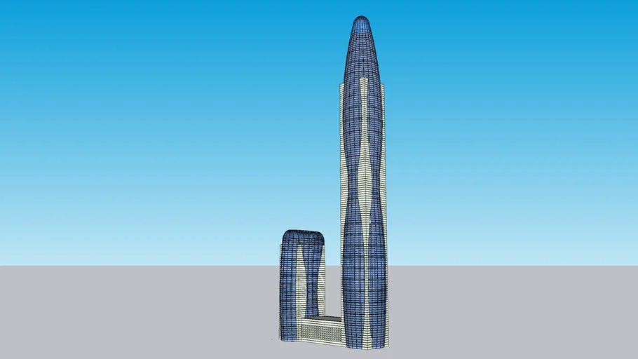 Skyscraper design 24 (detailed version) | 3D Warehouse