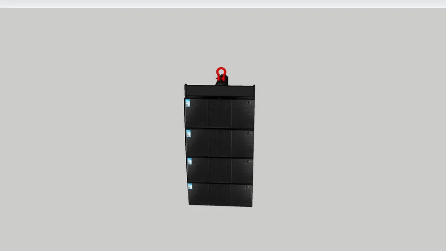 Loa Line array CAF Audio | 3D Warehouse