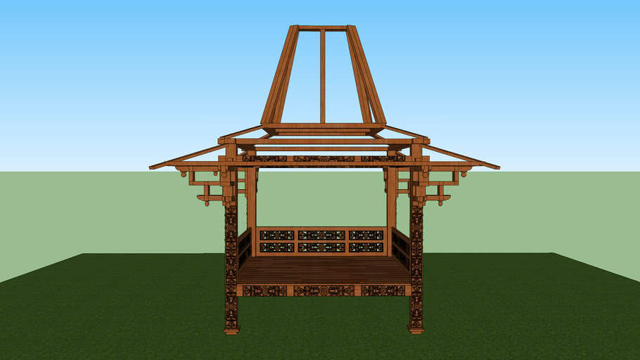 gazebo joglo | 3D Warehouse