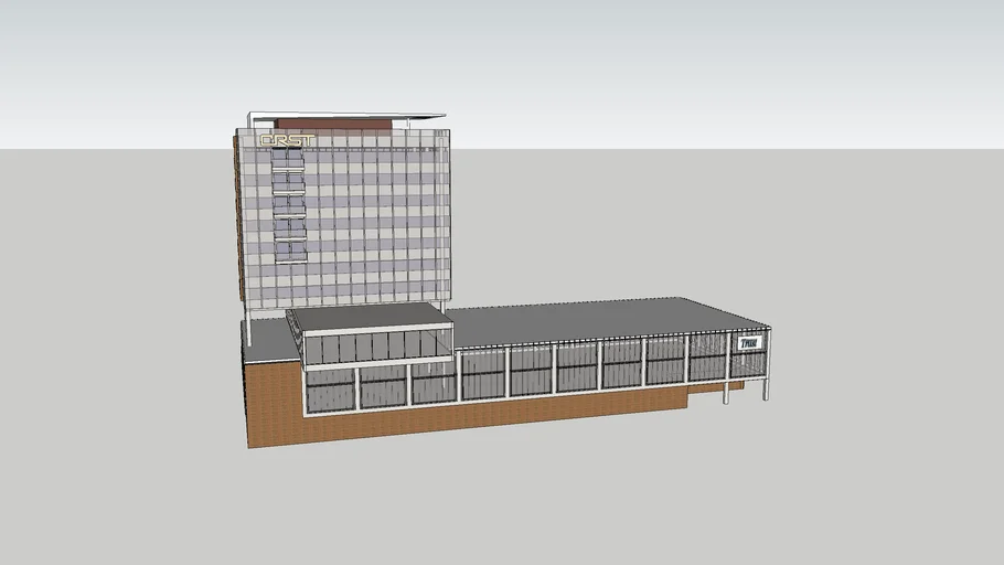 Modern Office Building 07 | 3D Warehouse