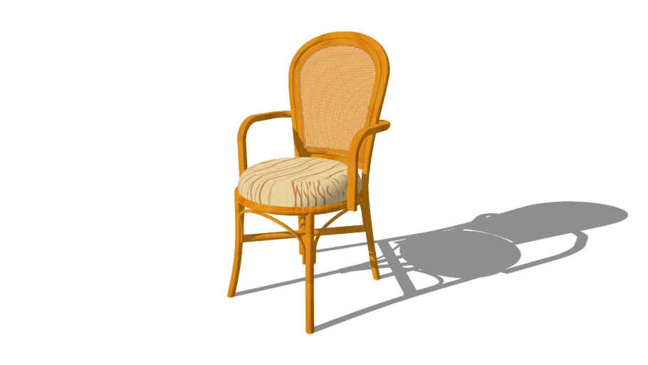 Rattan Dining Chair | 3D Warehouse