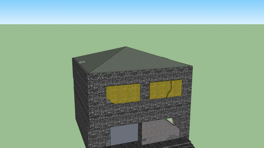 Wrecked house | 3D Warehouse