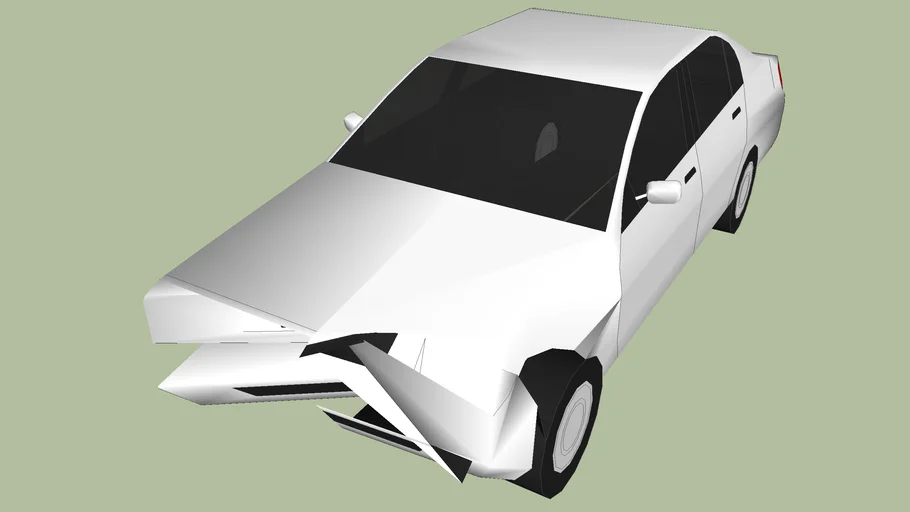 Crashed Car | 3D Warehouse