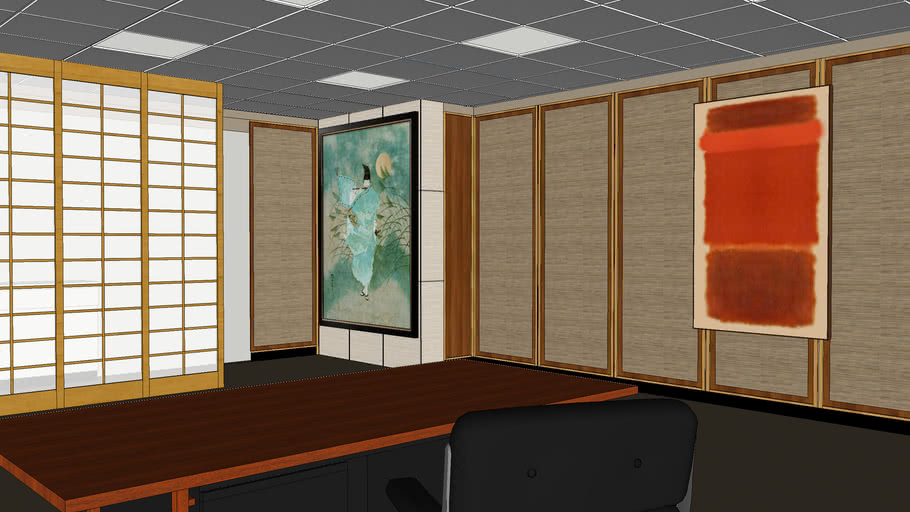 Sterling Cooper Advertising - Bert Cooper's Office | 3D Warehouse