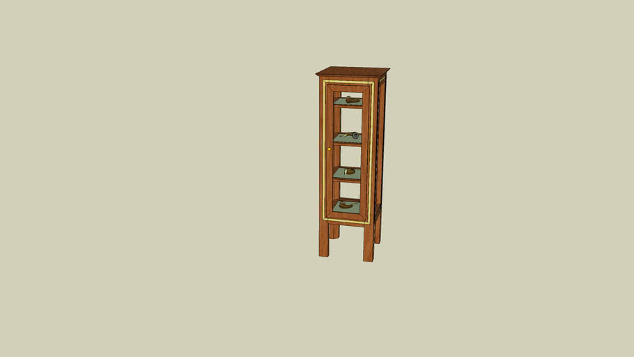 Wooden Display Case | 3D Warehouse